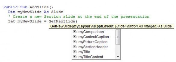 VBA Wrapper Function : AddSlide | YOUpresent