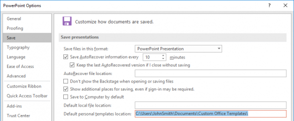 Set The Default Template When PowerPoint Starts YOUpresent
